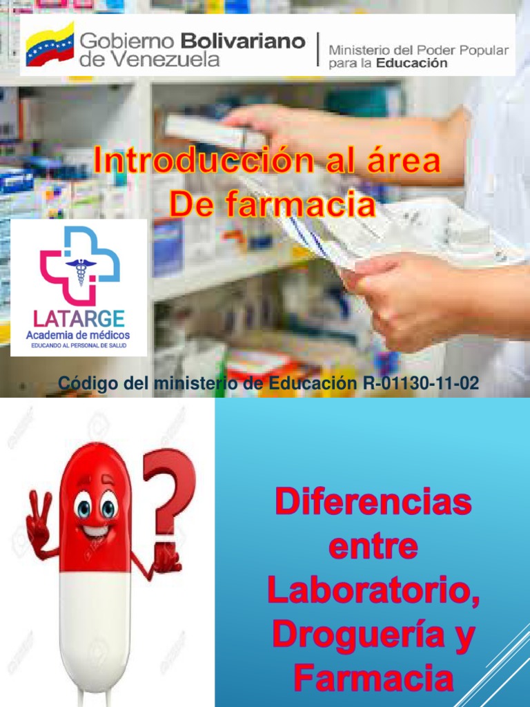 Introduccion A Farmacia | PDF | Farmacia | Farmacéutico