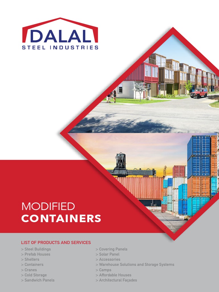 Containerized Latrine Solutions by Dalal Steel | PDF