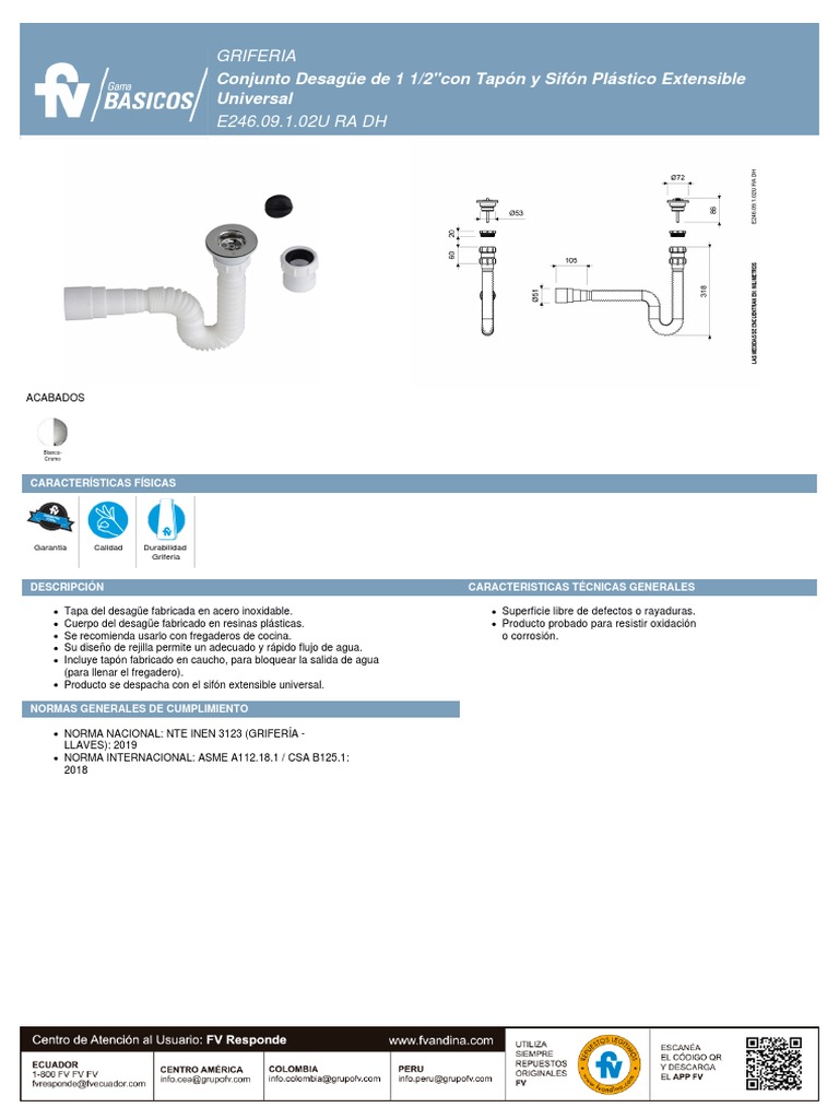 E246 09 1 02u-Ra-Dh-Especificaciones PDF | PDF