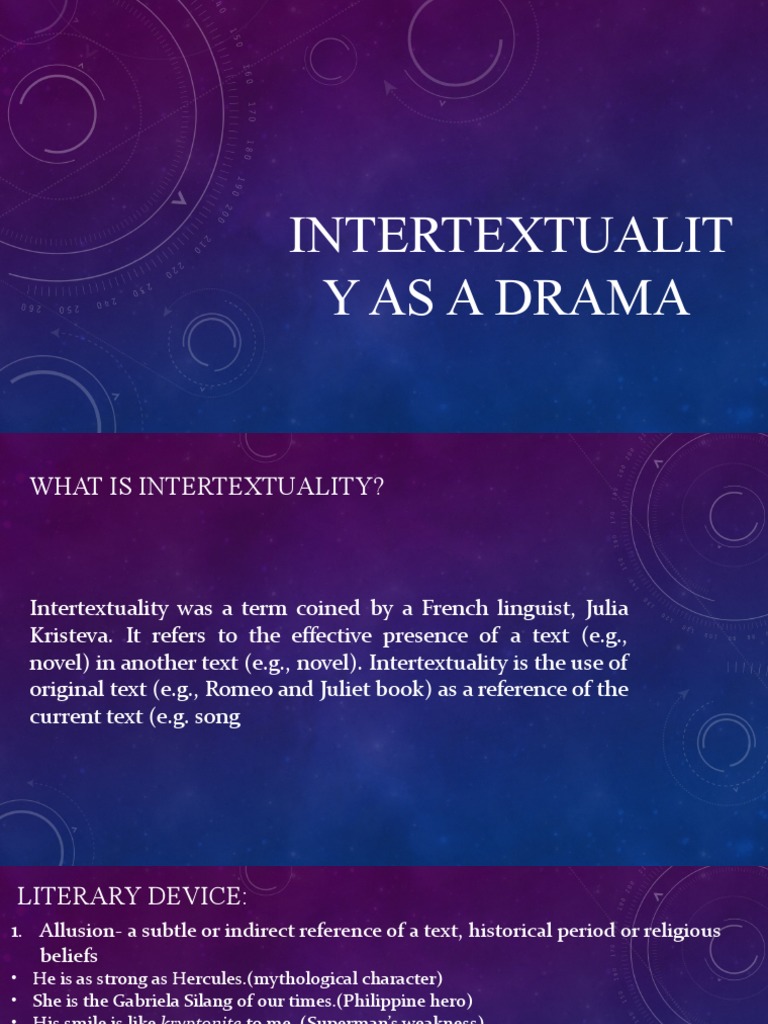 Intertext | PDF | Screenplay | Screenwriting