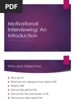 Motivational Interviewing Cheat Sheet | PDF