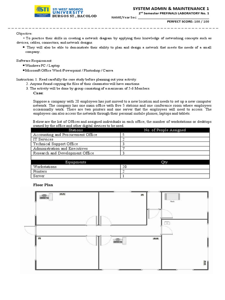 Activity 06 - Basics of Network Technology 1 | PDF | Computer Network | Laptop