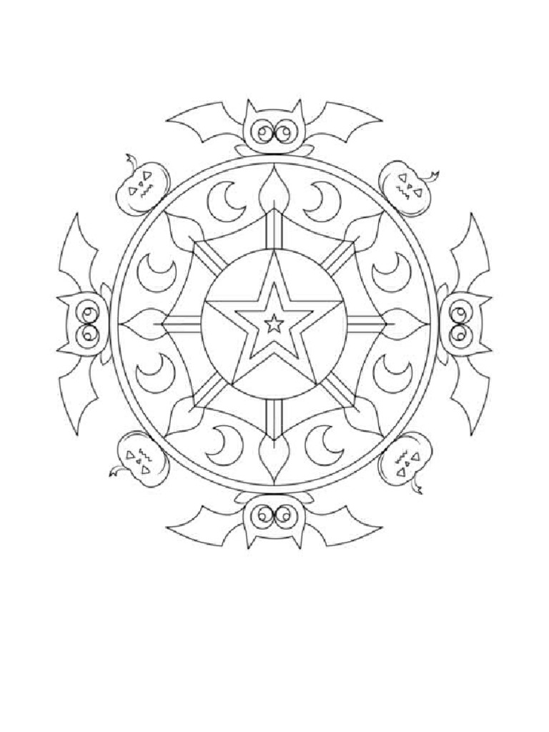 Mandalas Halloween | PDF
