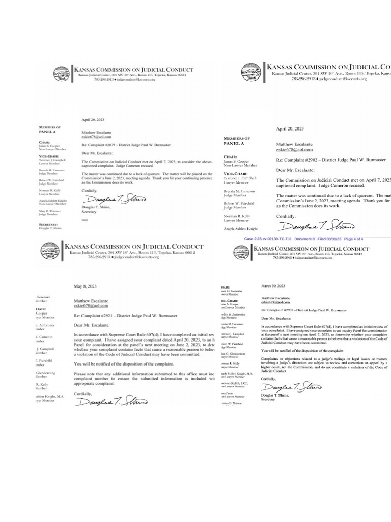 Judge Paul Burmaster Misconduct Investigations Kansas Johnson County ...