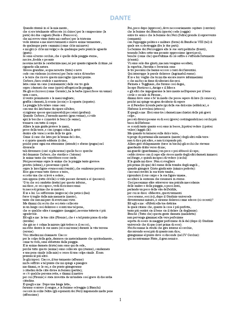 DANTE | PDF