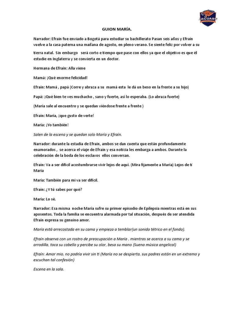 Guion María | PDF | Amor