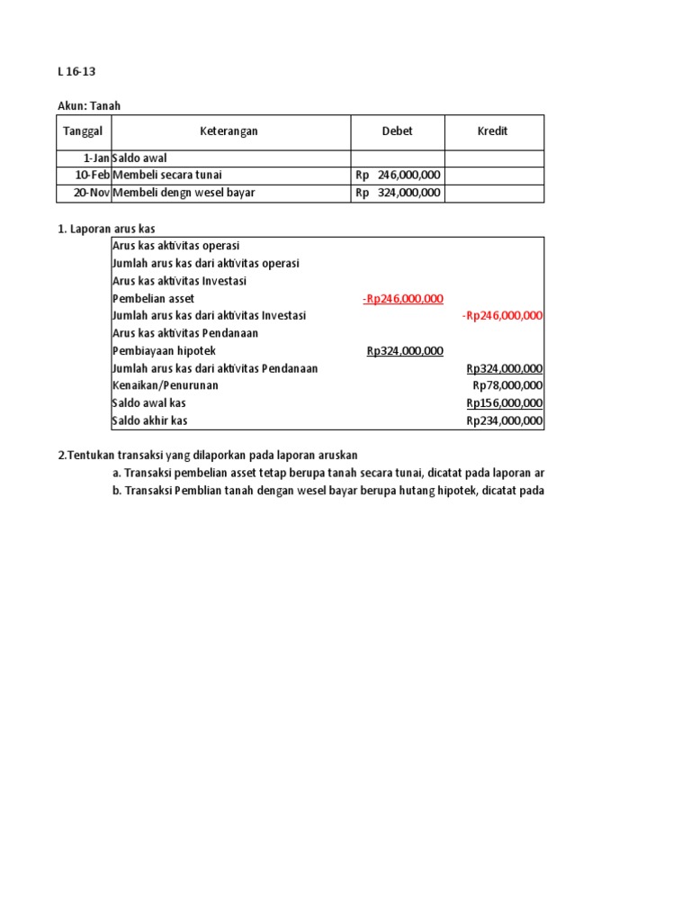 Akuntansi Arus Kas | PDF | Pengelolaan Keuangan & Uang | Griya & Taman