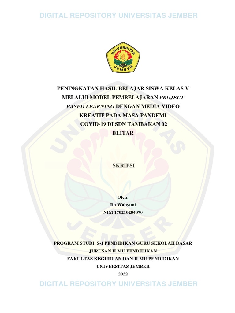 Tugas Akhir Iin Repository | PDF