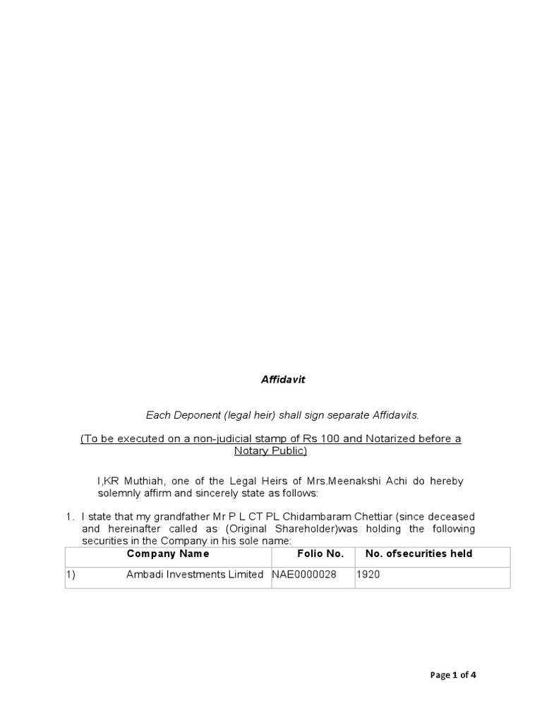 Affidavit | PDF | Notary Public | Affidavit Affidavit | PDF | Notary Public | Affidavit