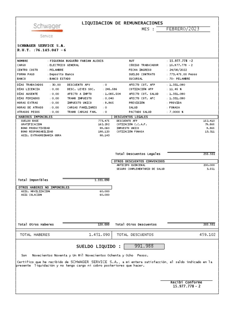 70 Liquidaciones Febrero 2023 DEFINITIVAS-79 | PDF | Finanzas personales | Servicios financieros