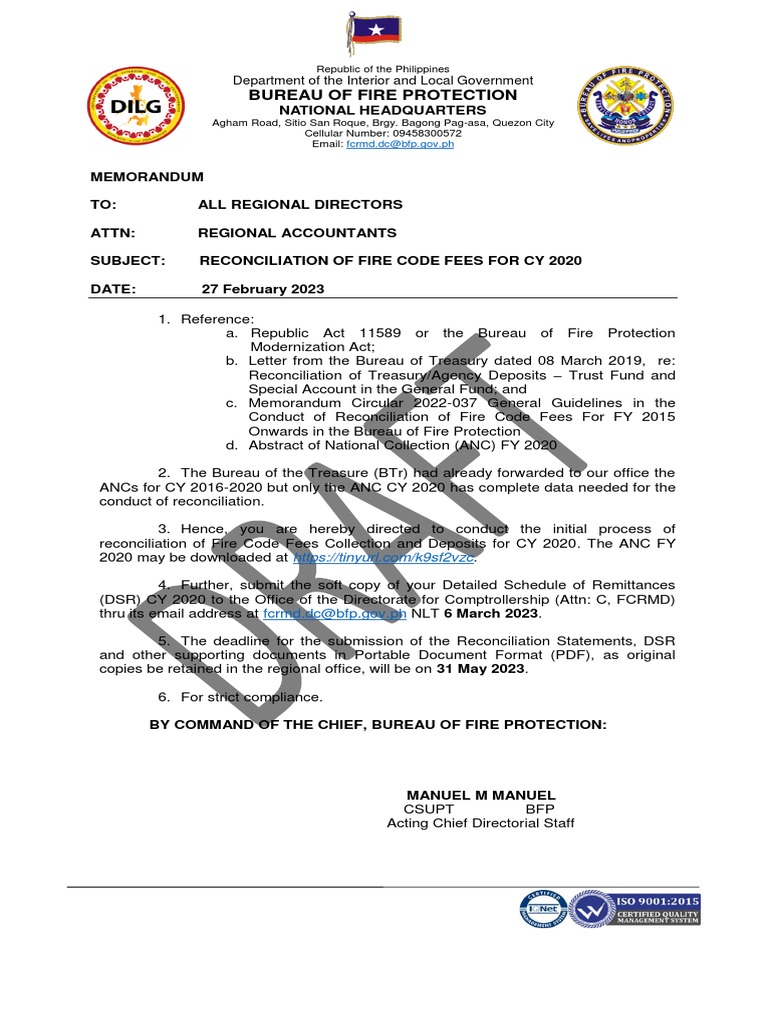 APPROVAL OF RECON 2020 Revised | PDF