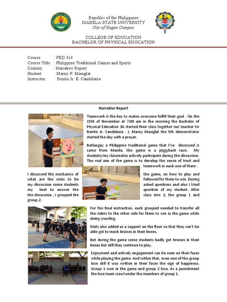 Narrative Report | PDF