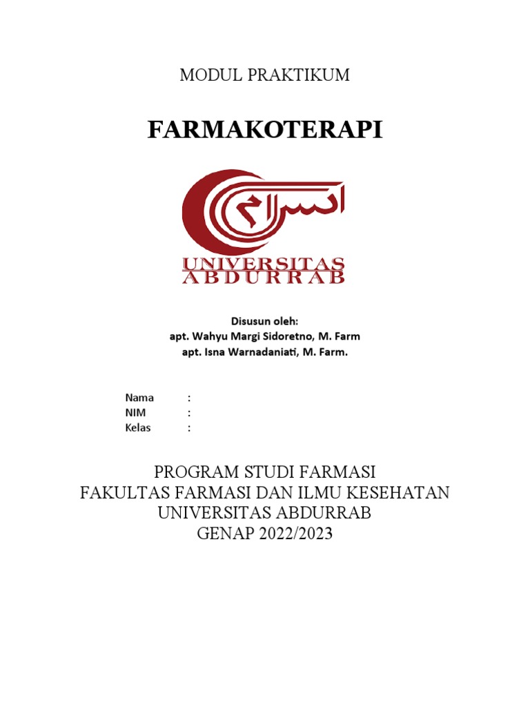 Praktikum Farmakoterapi Geriatri 2023 | PDF | Pengembangan Diri ...