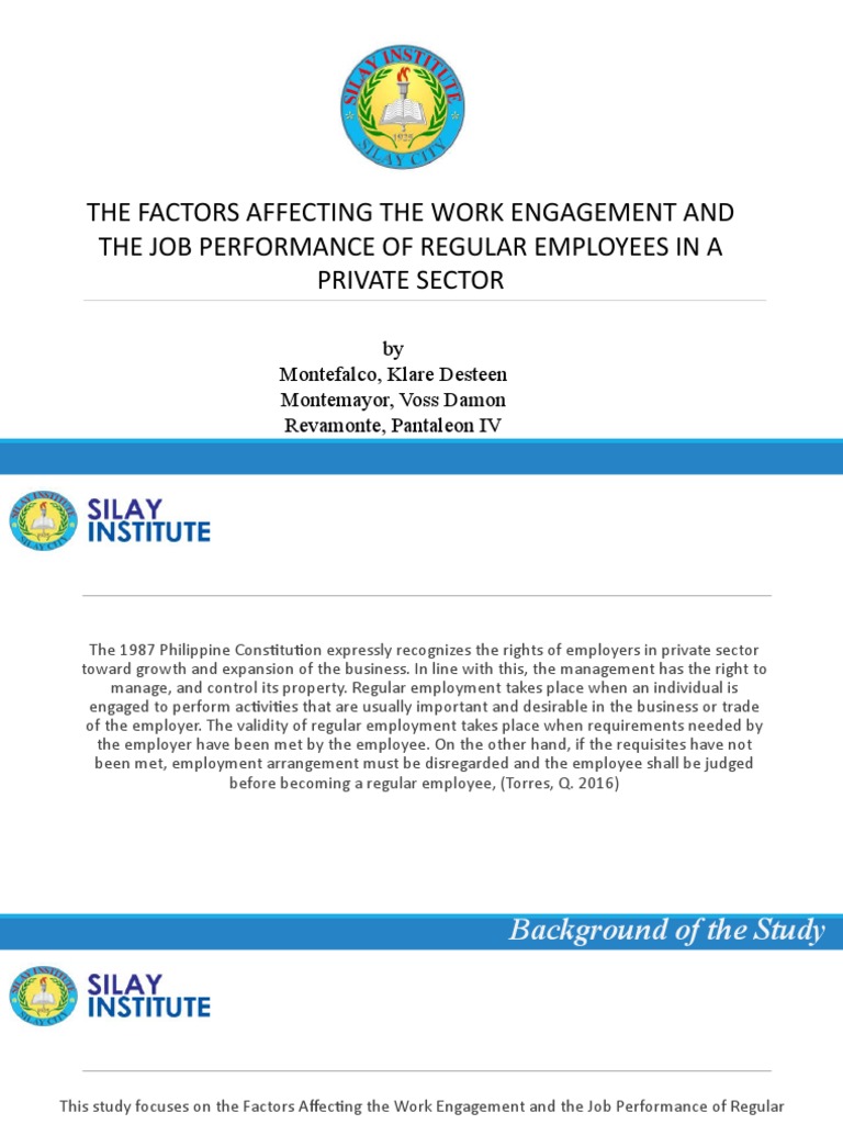 Final Defense | PDF | Employment | Sampling (Statistics)