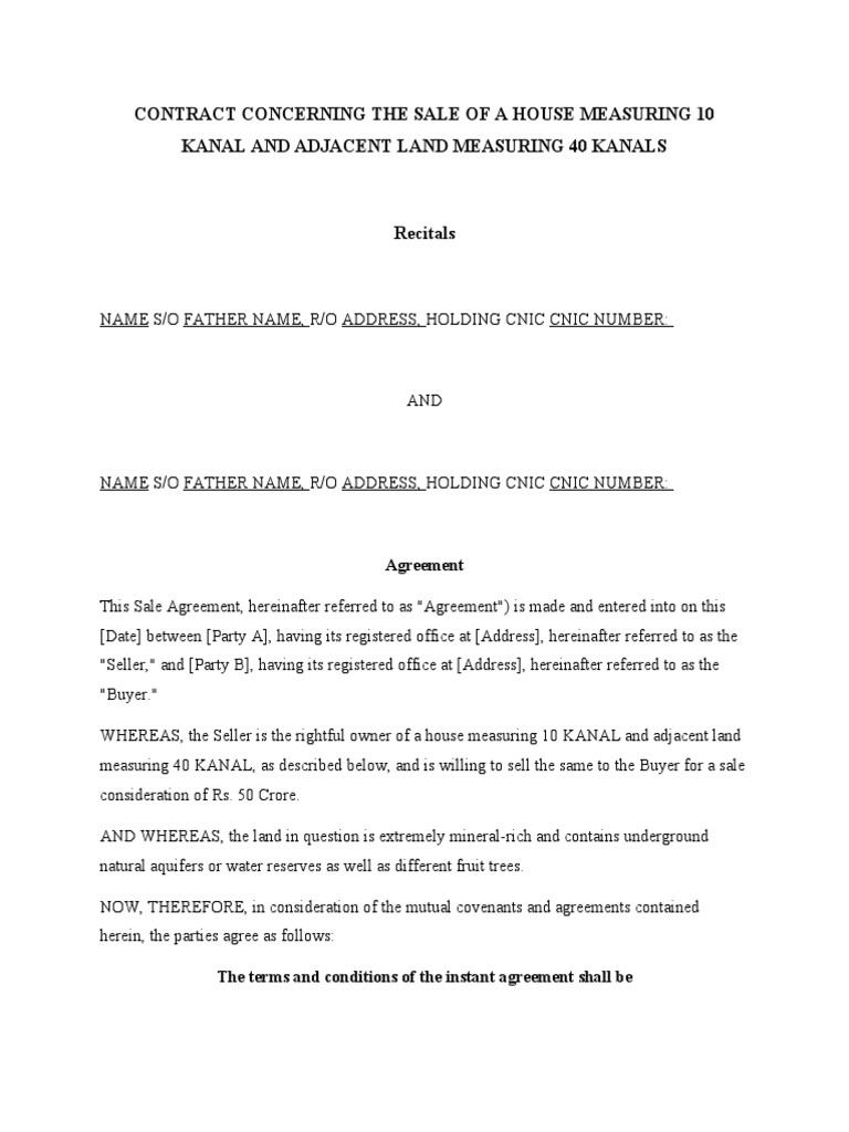 Legal Drafting Assignment | PDF | License | Easement