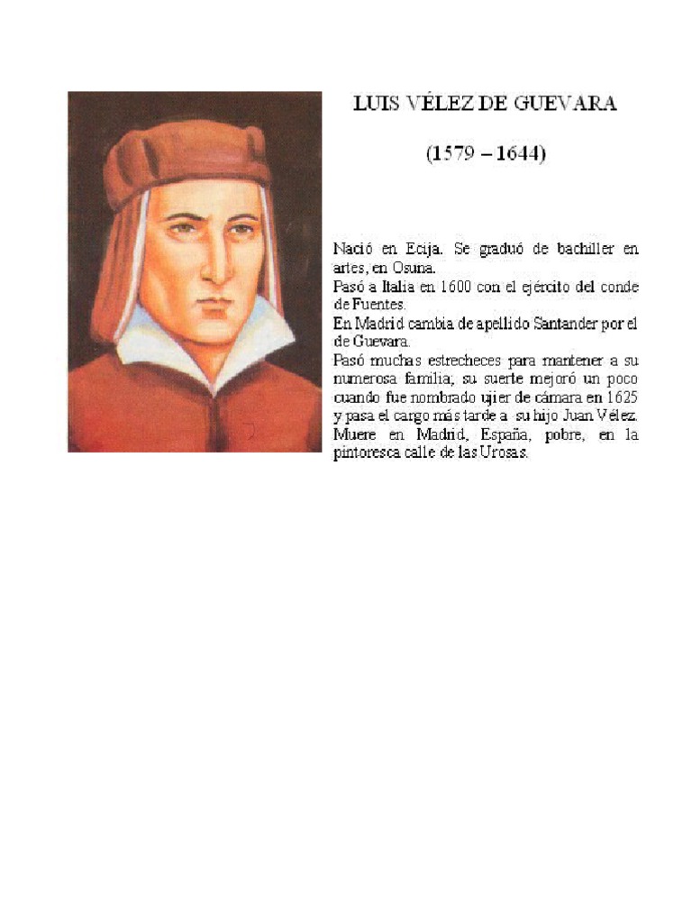 Luis Vélez de Guevara | PDF