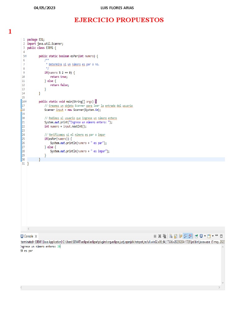 Ejercicio Propuestos | PDF