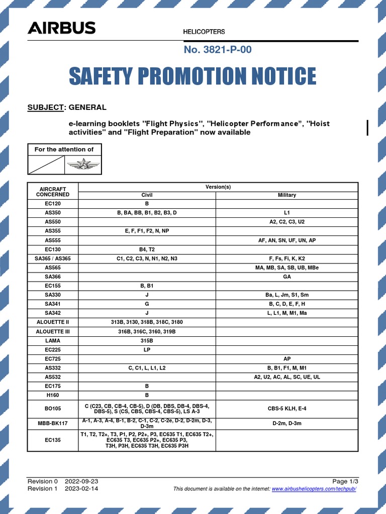 3821 P 00 Rev 1 EN | PDF | Airbus | Aviation