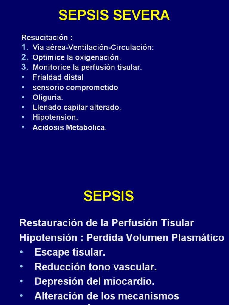 Sepsis Severa | PDF | Septicemia | Epidemiología