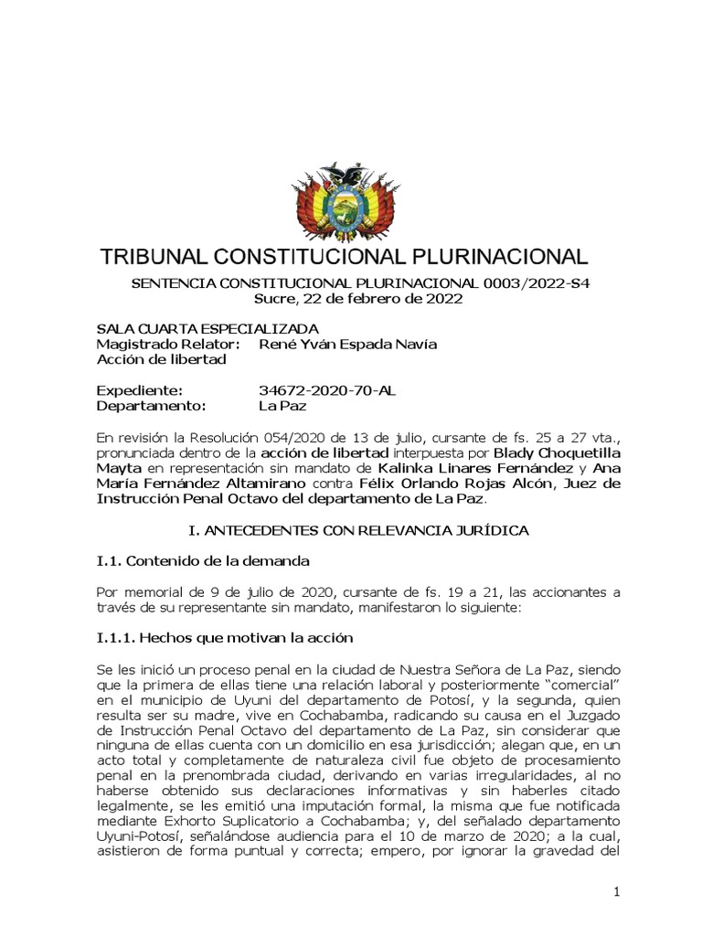 Sobre El Mandamiento de Aprehensión Conforme El Art. 224 Del | PDF ...