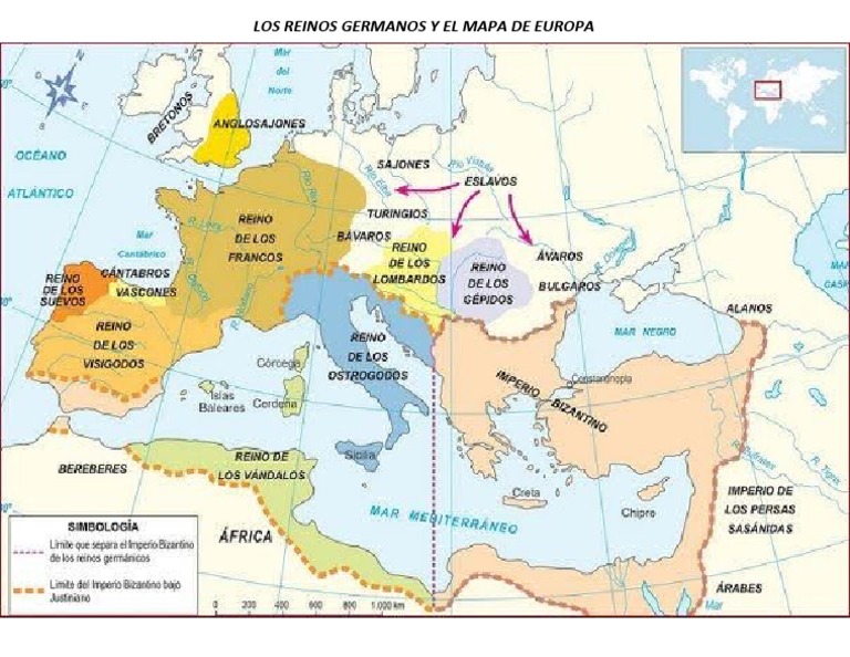 Mapa Reinos Germanos | PDF