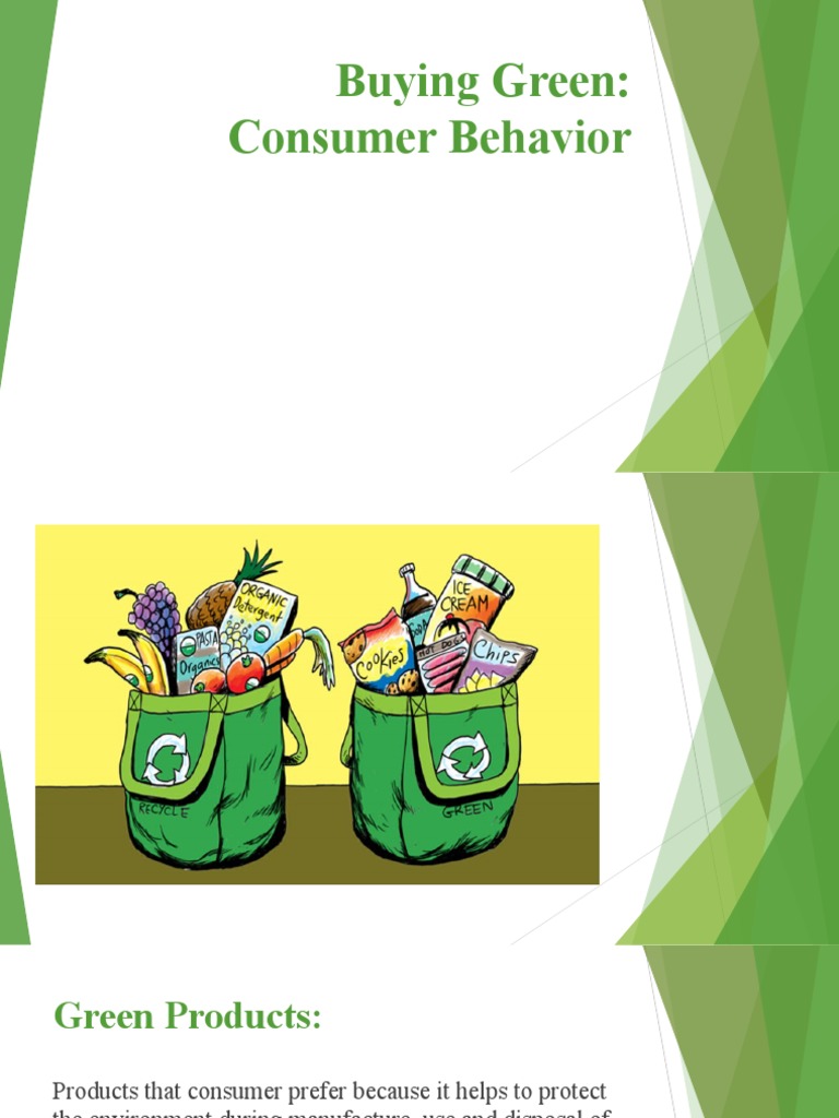 Case Study (Buying Green Consumer Behavior) | PDF | Wellness | Lifestyle