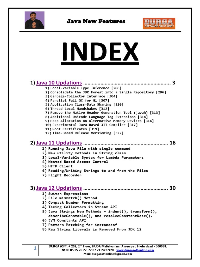 Java NewFeatures | PDF | Java (Programming Language) | Anonymous Function