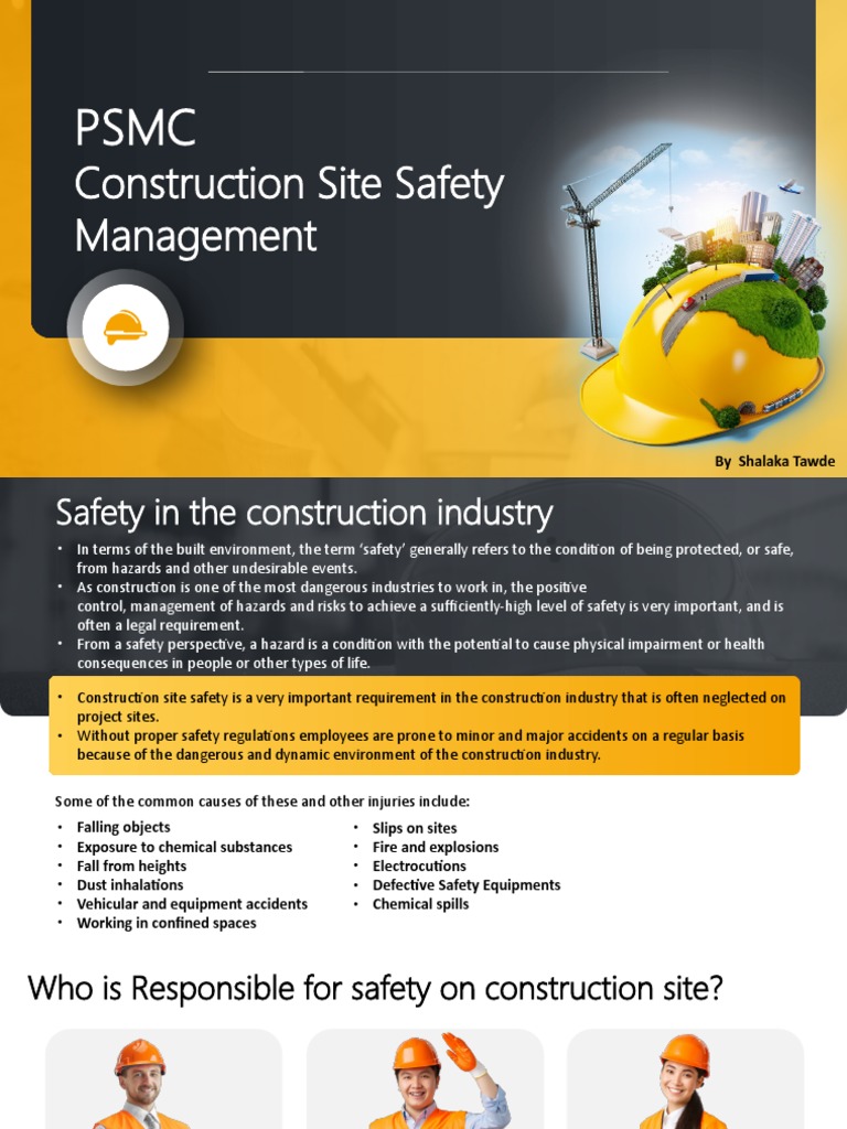 Construction Safety Management Guide | PDF