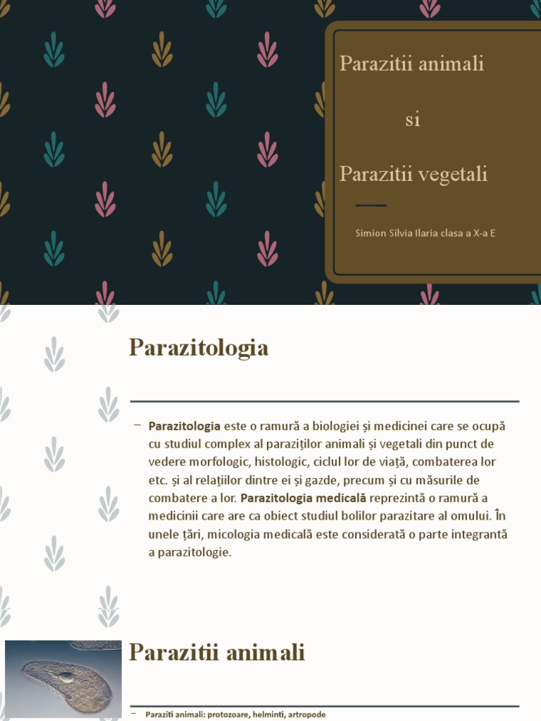 Parazitii Animali 2 | PDF