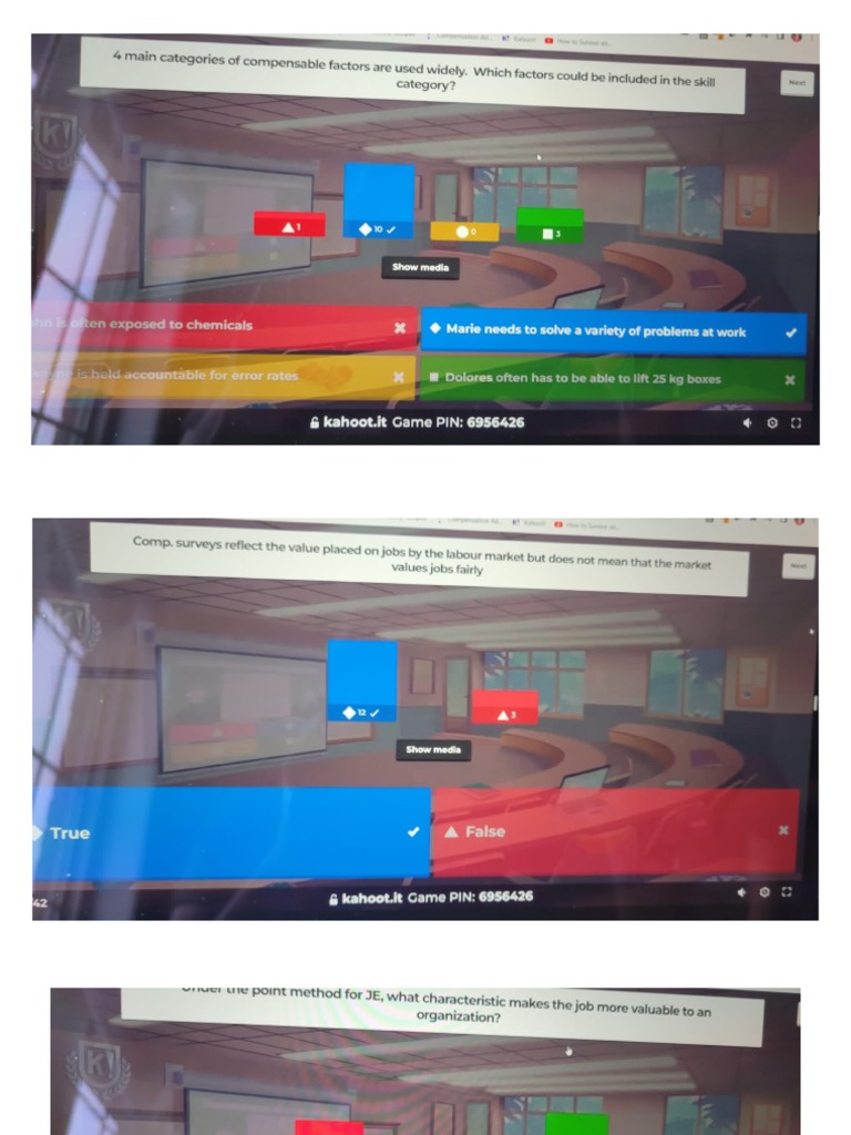 Kahoot Final Exam - Compensation | PDF