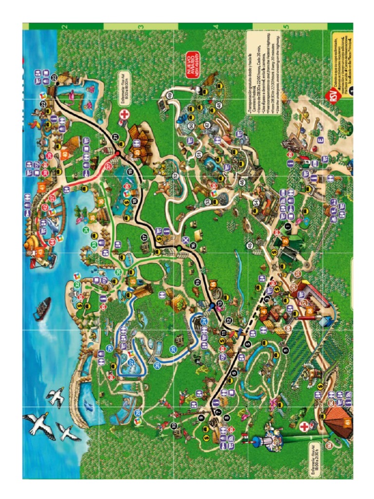 Rutas en El Mapa de Xcaret | PDF