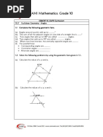 GRADE 10 - Trigonometry Graphs | PDF