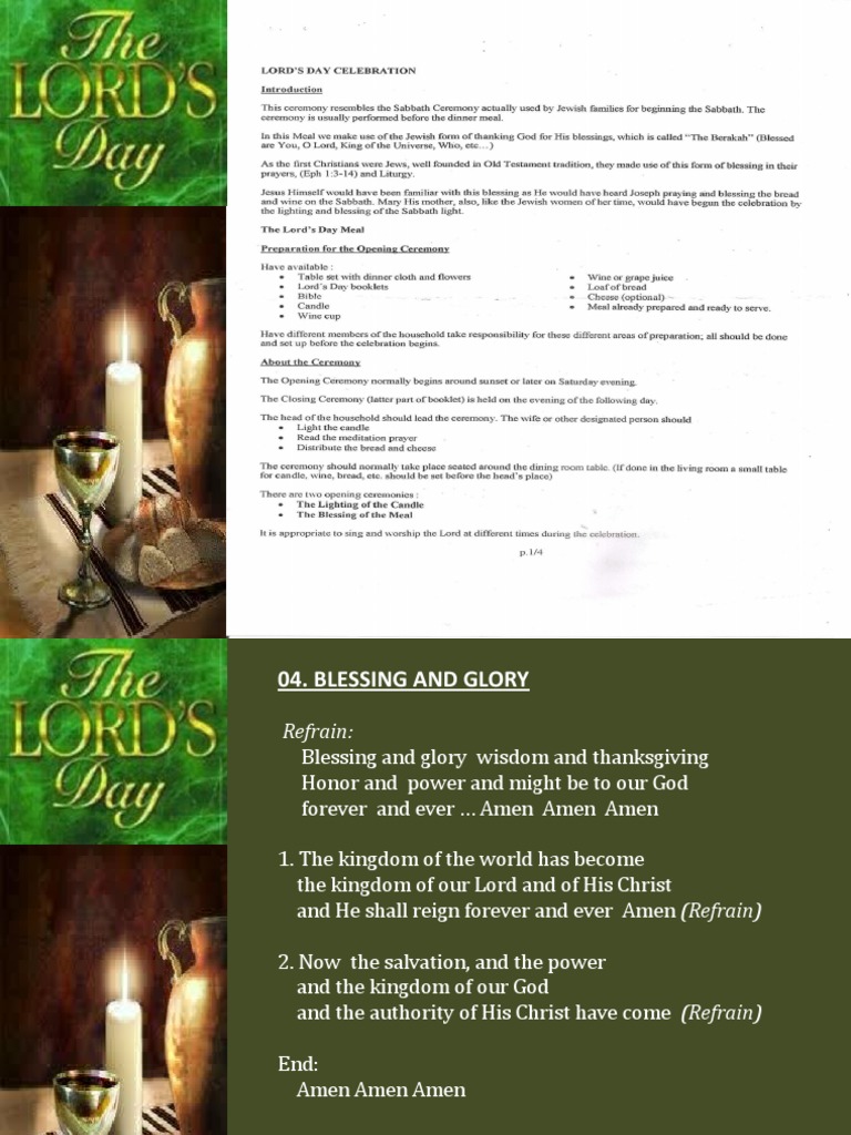 Lord - s-Day-Celebration-PPT-1 2 | PDF | Glory (Religion) | Logos ...