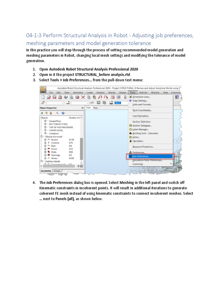 SE-CBSA0001 - 1587586325 - 04-1-3 Adjusting Preferences and Tolerances ...