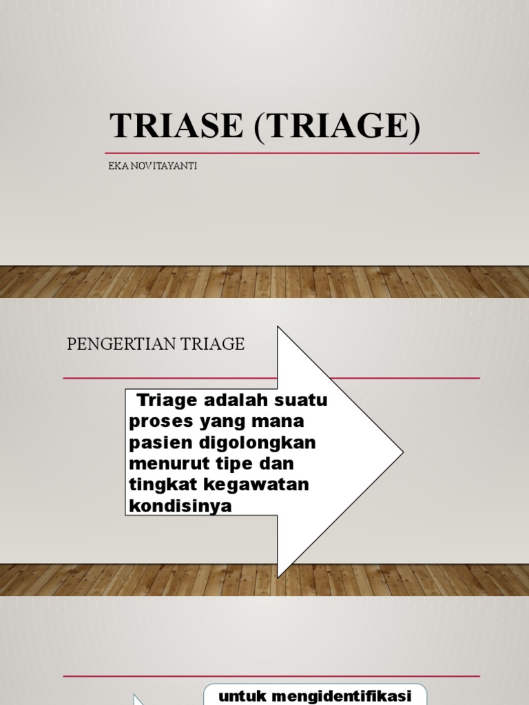 TM 5 Triase (Triage) | PDF