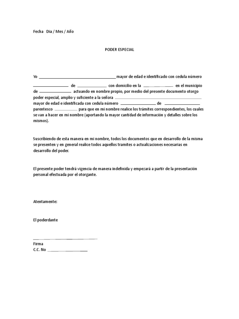 Poder Especial | PDF