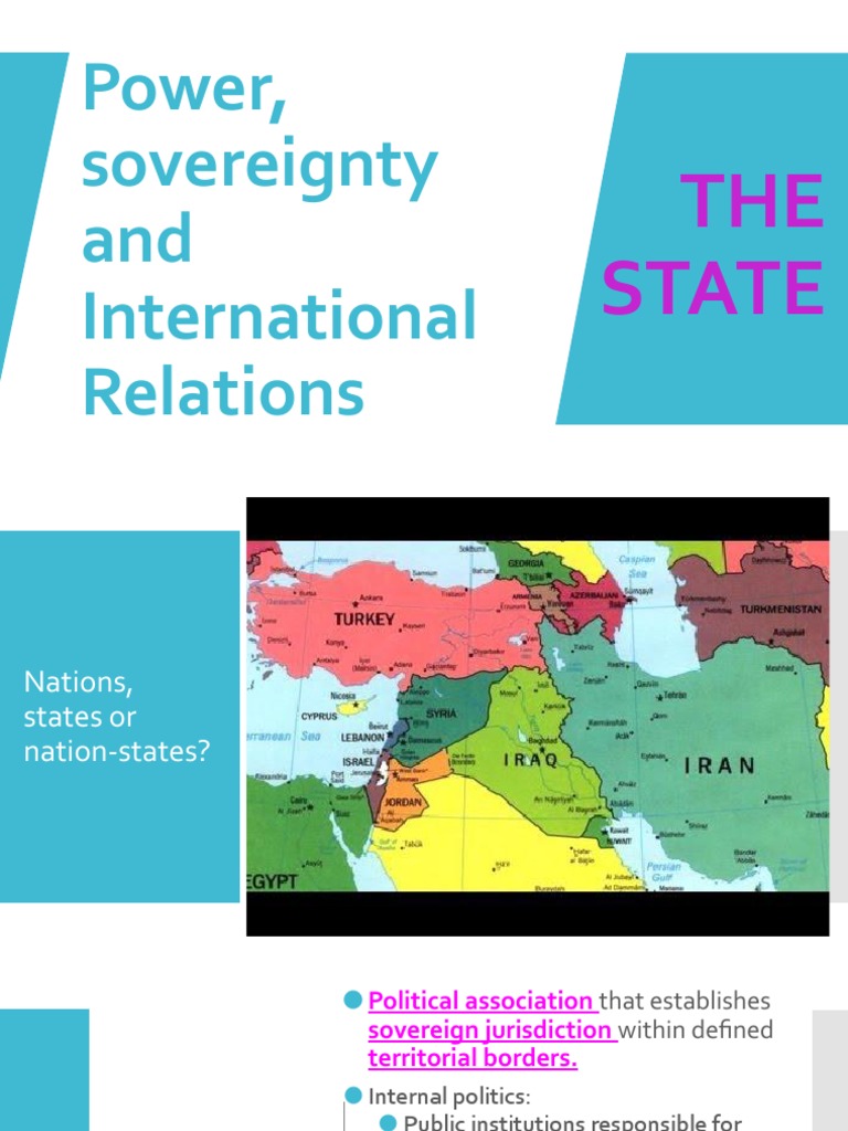 Power, Sovereignty and International Relations - STATE 2022 | PDF ...