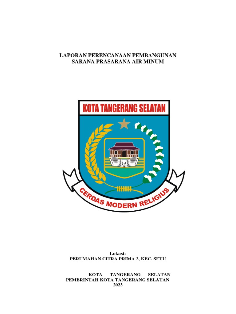 Laporan Perencanaan Menara Air Dan Sumur Dalam | PDF