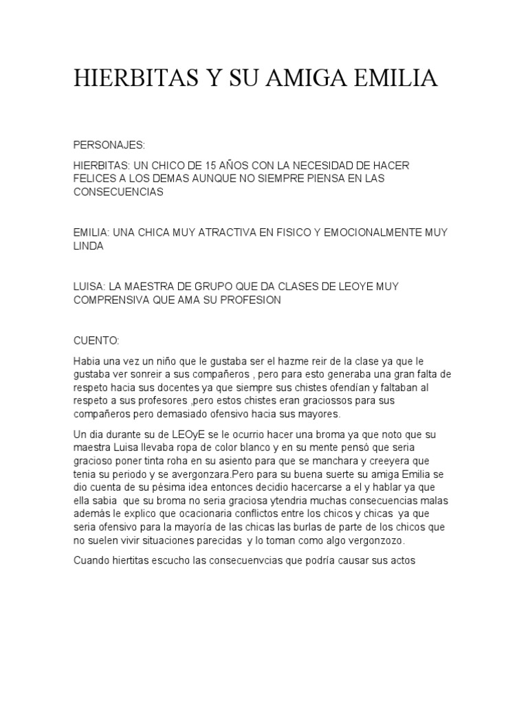 Cuento Inventado | PDF