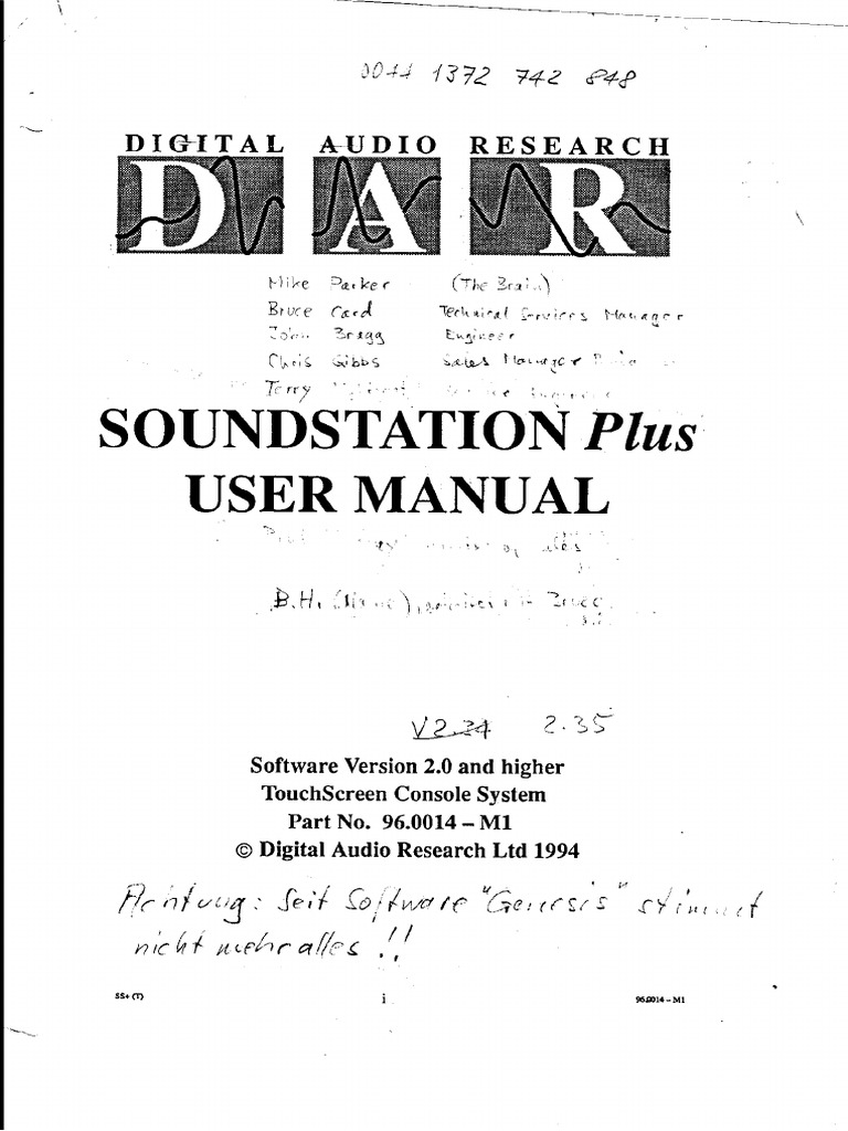 DAR SoundStation User Manual | PDF