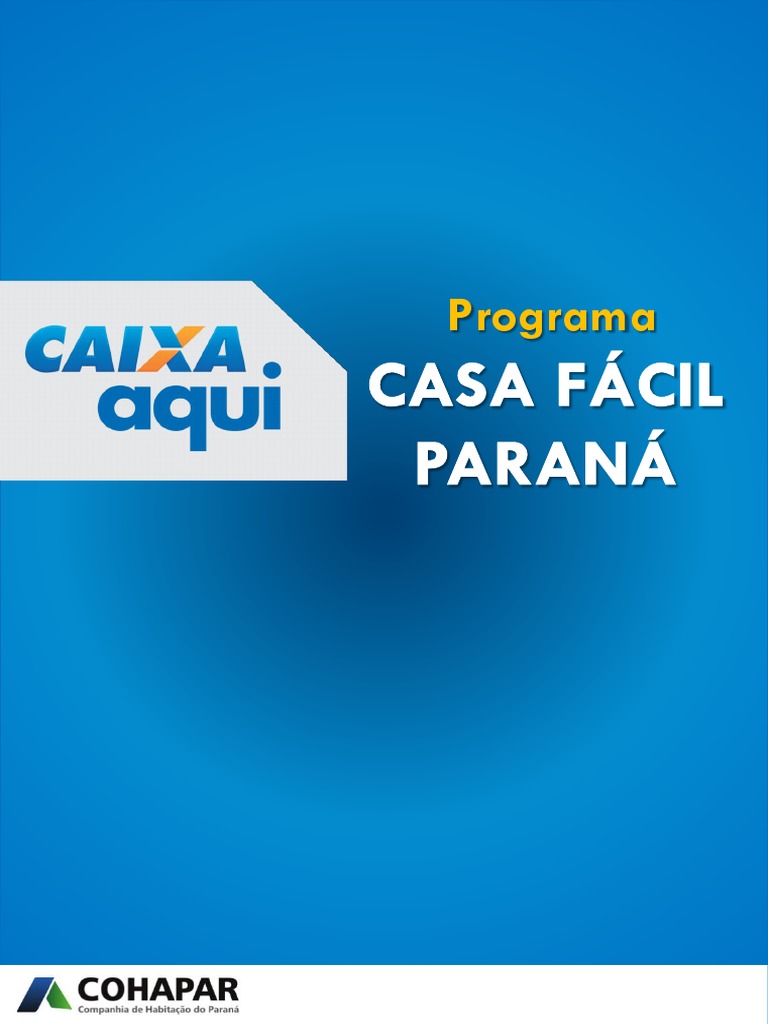 Cartilha COHAPAR CCA v003 | PDF | Crédito | Finanças e Administração de ...
