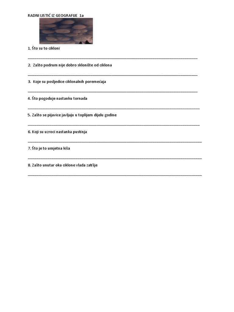 Prirodne Nepogode 2 | PDF