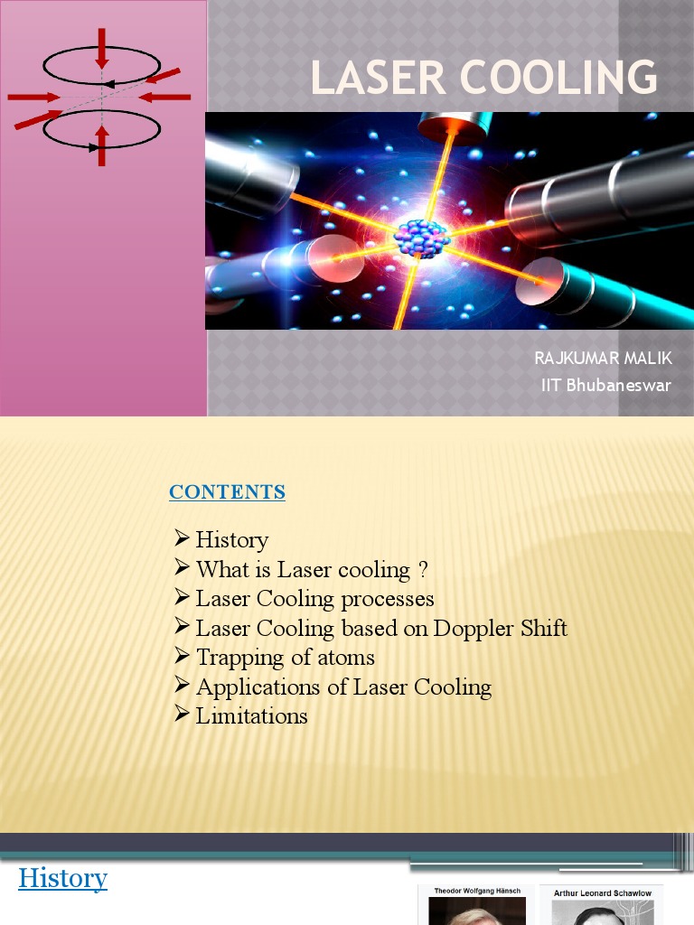 Laser Cooling Techniques and Applications | PDF | Atomic | Classical ...