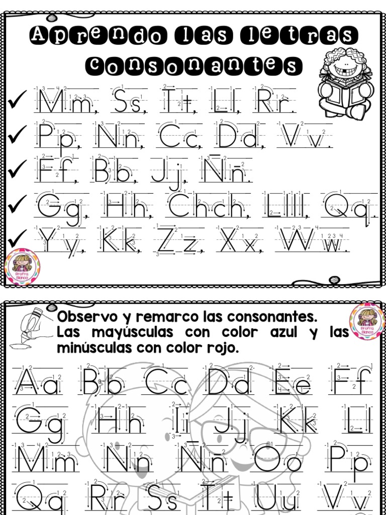 Cuadernillo consonantes | PDF | Idiomas | Estudios de idiomas extranjeros