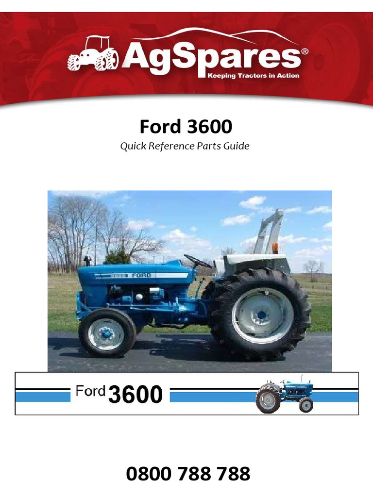 Ford 3600 Parts Catalogue L | PDF | Piston | Land Vehicles
