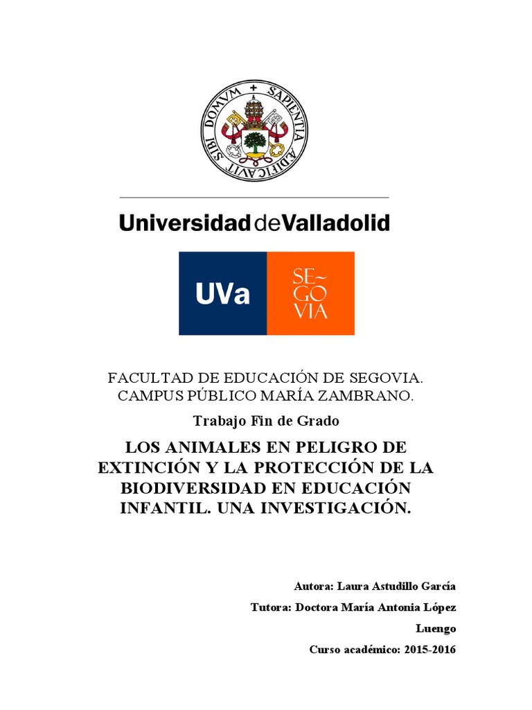 TFG-B 93 | PDF | Aprendizaje | Biodiversidad
