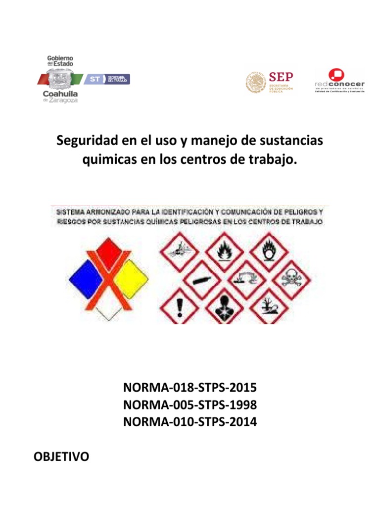 Uso y Manejo de Sustancias Peligrosas | PDF | Contaminación | Toxicidad