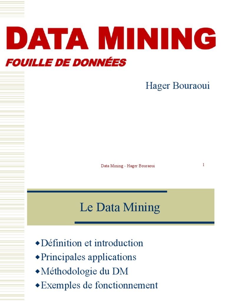 Cours Data Mining | PDF