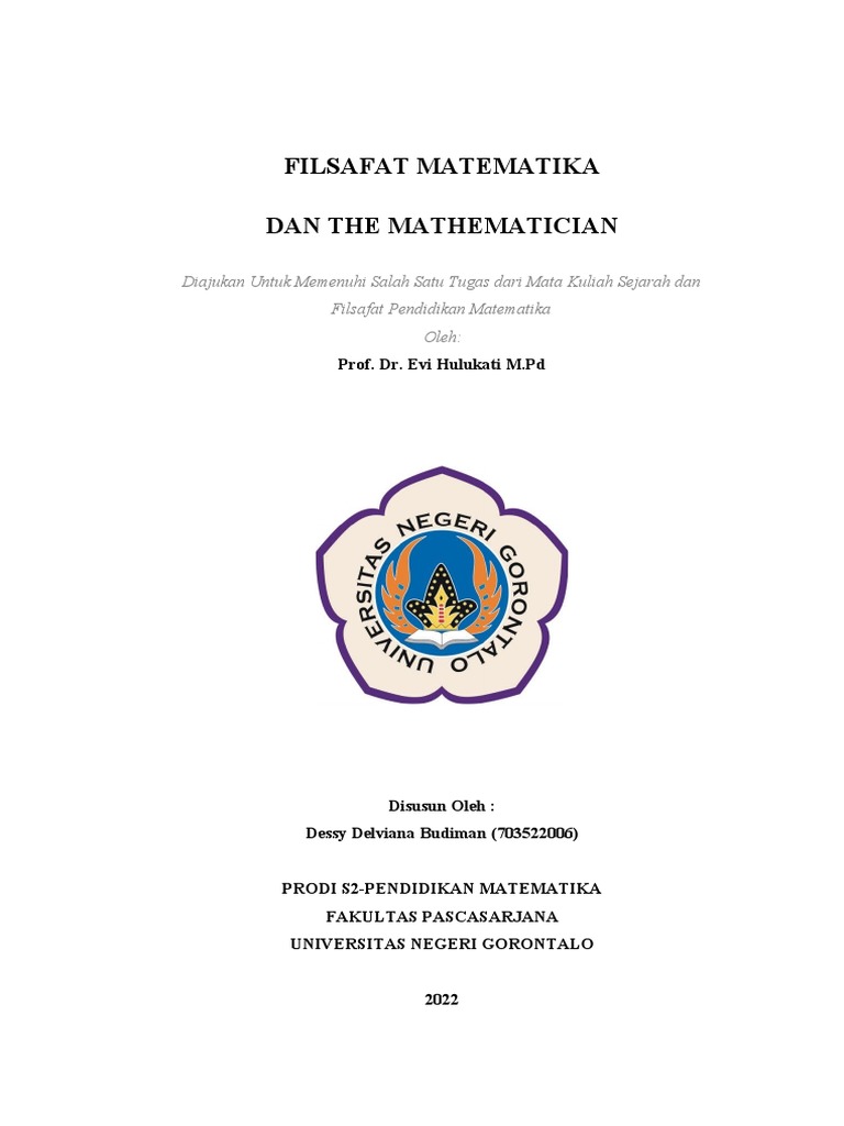 Bab Ii Filsafat Matematika | PDF