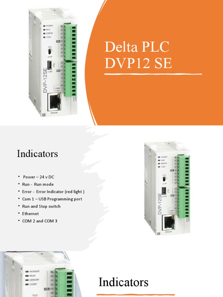Delta PLC DVP12 SE | PDF